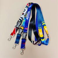 China Embroidered Logo Lanyards Custom Make Your Own Logo Printing School Neck Strap Lanyard With Id Card Holder for sale