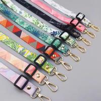 China New Style Plastic Silicone Clear Bicolor Round Buckle Lanyard Multicolor Woven Lanyard ID Card Holder Lanyard With Logo Custom for sale