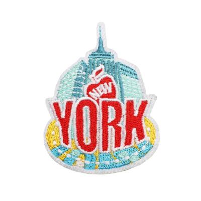 China Heat-melt Embroidered Patch for Custom DIY Entertainment Festival Badges and Logos, Suitable for Clothing and Hats for sale