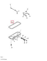China ISUZU Genuine Oil Pan Gasket 1-11367132-0 1113671320 for 6BG1 Hitachi ZX70 for sale