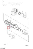 China ODM Hitachi Excavator Clutch Friction Plate Disc 0879315 For ZX160W ZX180 ZX210W for sale