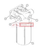 China Genuine CAT Excavator Parts Oil Filter 500-0483 For C9.3 Engine PM820 RM400 973 Loader for sale