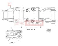 China OEM Excavator Chain Link Track 38-Link Undercarriage Parts 1584766 For CAT 304 305 for sale