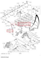 China ISUZU OEM Standard Fuel Hose 0-01804130-0 for Hitachi ZX120 ZX140 ZX180 Excavators for sale