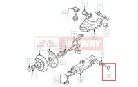 China 0-10856490-0 Lower Control Arm Bolt by Genuine Isuzu Suspension Parts for sale