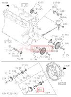 China 0169564600 Isuzu Excavator Components Idler Gear Bolt Fits Hitachi ZX190W-3 ZX210W-3 for sale