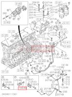 China 0280506300 Isuzu Fastener Screw Bolt for Hitachi ZX470 ZX870 6HK1 Motor for sale