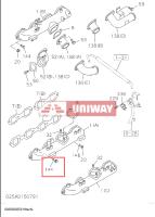 China Isuzu Fastener Bolt 0280508250 High Strength with Vibration Resistance and Anti-Corrosion for Hitachi Excavators for sale