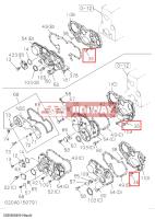 China Original ISUZU Excavator Parts Hitachi ZX200-3 ZX350-5B ZX470 Engine Block Bolts for sale