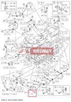 China 4JJ1 4JJ1TC Engine Bolt 0-28050860-0 Isuzu for Hitachi ZW220 ZW250 Excavator for sale