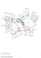 China Hitachi ZX200-5G ZX240-5G Fastener Bolt by Isuzu Genuine 0-28055812-0 4JJ1 for sale