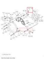 China 0280510450 Isuzu Digger Spare Parts Fastener Bolt Fits Hitachi ZX140W-3 ZX240 Engine Excavator for sale