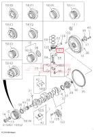 China 6BG1 Engine Piston 1-12111919-0 1121119190 ISUZU for Hitachi EX200 Excavator for sale