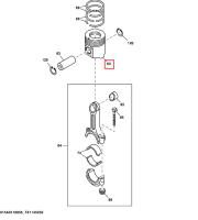 China 1121119642 Isuzu Piston Kit Fits Hitachi ZX460LC-3 ZX470H-3 ZX480 Excavator for sale