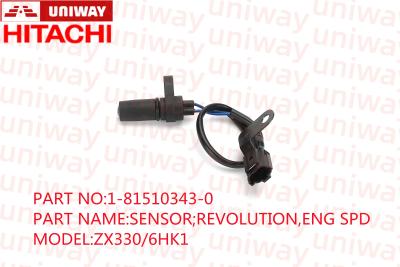 China For Isuzu 6HK1 Engine ZX330 ZX350 ZX360 Excavator Original Hitachi 1‑81510343‑0 Revolution Speed Sensor Spare Component for sale