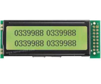 China M12232C-Y5,12232 Graphics LCD Module, 122x32Display, STN yellow green, transflective/posit for sale