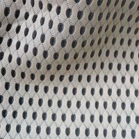 China 3mm 3d Spacer Fabric 50in To 60in Black Colored Yarn Breathable Mesh Material for sale