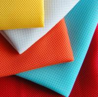 China 3mm 100 Polyester Mesh Fabric Knitted Breathable Mesh Fabric For Shoes for sale
