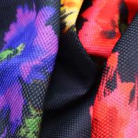 China 2mm Digital Printing Polyester Mesh Fabric Breathable Soft Mesh Fabric For Shoes for sale