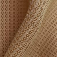 China Knitted Grey Polyester Mesh Space Mesh Fabric 3mm For Seat Back for sale