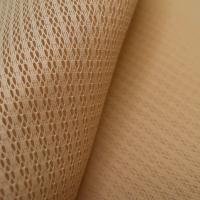 China Knitted Grey Polyester Mesh Space Mesh Fabric 3mm For Seat Back for sale