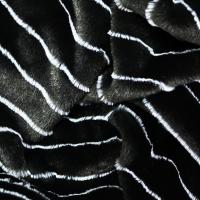 China European American Style Faux Fur Throw Blanket Cationic Fleece Blanket for sale