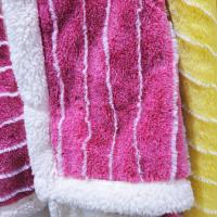 China European American Style Faux Fur Throw Blanket Cationic Fleece Blanket for sale
