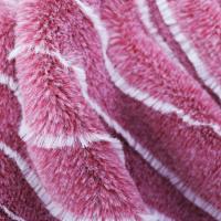 China European American Style Faux Fur Throw Blanket Cationic Fleece Blanket for sale