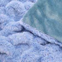 China Fireproof Faux Fur Throw Blanket 100 Polyester Blanket Flame Retardant for sale
