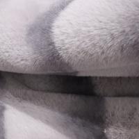 China Soft Stylish Luxury Warm Blanket Printted Polyester Fake Fur Throw Blanket for sale