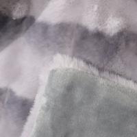 China Soft Stylish Luxury Warm Blanket Printted Polyester Fake Fur Throw Blanket for sale