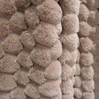 China Coral Fleece Luxury Faux Fur Throws Large Faux Fur Blanket Double Sided For Winter for sale
