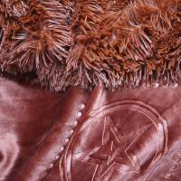 China HomeLightweight Faux Fur Throw Blanket High Durability Fluffy Fur Blanket for sale