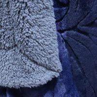 China Double Sided Coral Fleece Blanket Polyester Faux Fur Minky Throw Blankets 320gsm for sale
