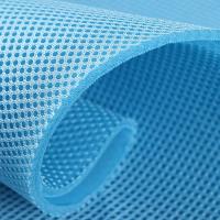 China 3mm 100 Polyester Mesh Fabric Knitted Breathable Mesh Fabric For Shoes for sale
