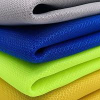 China 320GSM Lightweight 3D Mesh Fabric Breathable Polyester Air Mesh Fabric 58IN for sale