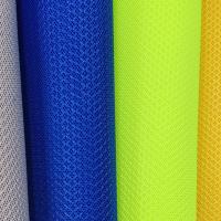 China 320GSM Lightweight 3D Mesh Fabric Breathable Polyester Air Mesh Fabric 58IN for sale