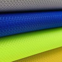 China 320GSM Lightweight 3D Mesh Fabric Breathable Polyester Air Mesh Fabric 58IN for sale