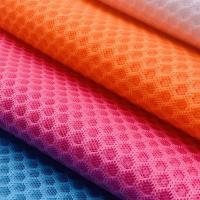 China 100% Polyester Recycled Polyester Mesh Knitted Airmesh 3D Mesh Material for sale