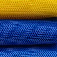 China 100 Percent Polyester Spacer Mesh Fabric Lightweight Polyester Mesh Fabric 230gsm for sale