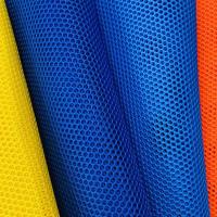 China 100 Percent Polyester Spacer Mesh Fabric Lightweight Polyester Mesh Fabric 230gsm for sale