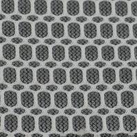 China 3mm Grey 3D Mesh Material 100 Percent Polyester Mesh Fabric Moisture Absorbent for sale