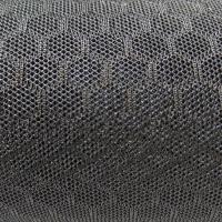 China 3mm Knitted Airmesh 250GSM Polyester Sports Mesh Fabric Tearproof For Luggage for sale