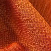 China 3mm Knitted Airmesh 250GSM Polyester Sports Mesh Fabric Tearproof For Luggage for sale