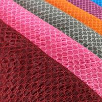 China 3mm Knitted Airmesh 250GSM Polyester Sports Mesh Fabric Tearproof For Luggage for sale