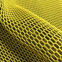 China 2 Color Knitted Air Mesh Material 100% Polyester Breathable Mesh Material for sale