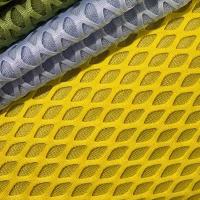 China 2mm Breathable Air Mesh Material Stretchable 100% Polyester Air Mesh Fabric for sale