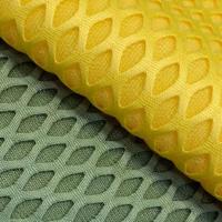 China 2mm Breathable Air Mesh Material Stretchable 100% Polyester Air Mesh Fabric for sale