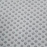 China Breathable Airmesh White Polyester Mesh Fabric Recycled Polyester Mesh 430gsm for sale