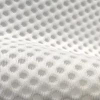 China Breathable Airmesh White Polyester Mesh Fabric Recycled Polyester Mesh 430gsm for sale